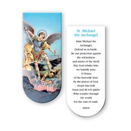 Saint Michael the Archangel Magnetic Bookmark - William J Hirten Co