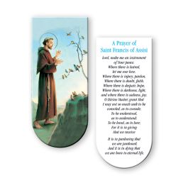 Saint Francis of Assisi Magnetic Bookmark - William J Hirten Co