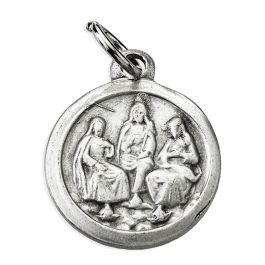 15mm Round Holy Trinity Medal - William J Hirten Co