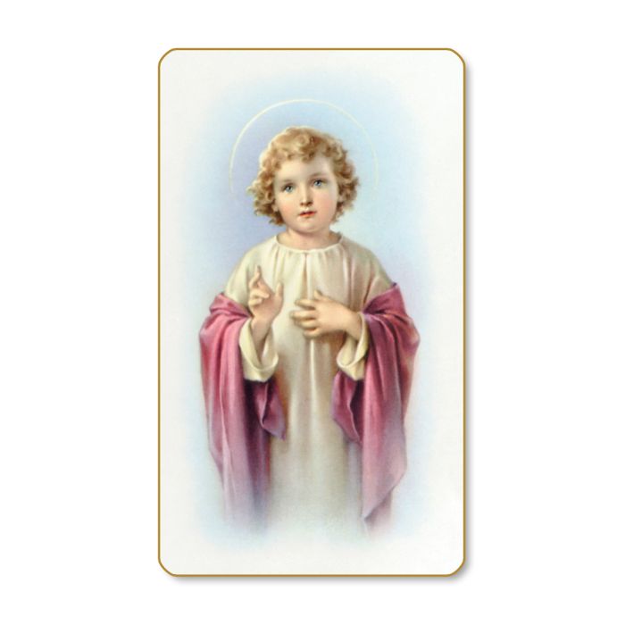 Child Jesus Holy Card - William J Hirten Co