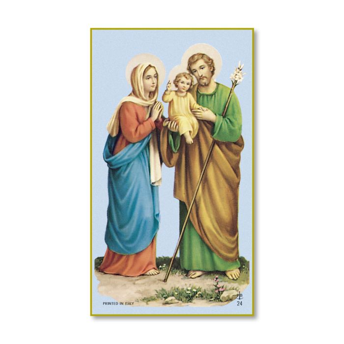 The Holy Family Holy Card - William J Hirten Co