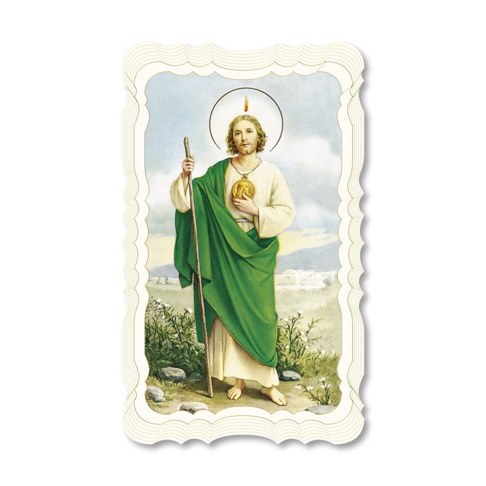St Jude Holy Card - William J Hirten Co